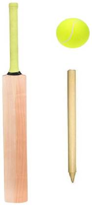Rachit Green ball bat and 1 wicket_g Cricket Kit - Buy Rachit Green ...