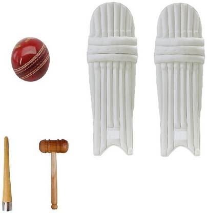 SW leather ball pads and hammer n mallet Cricket Kit - Buy SW leather ...