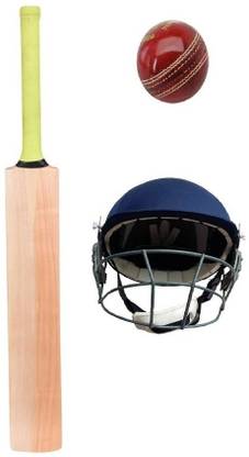SW leather ball bat and helmet_g Cricket Kit - Buy SW leather ball bat ...