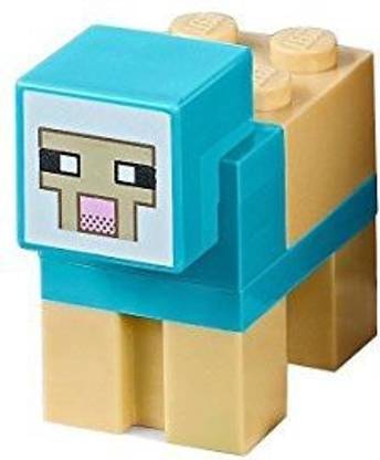LEGO Minecraft Minifigure - Medium Azure Sheep Animal - Minecraft ...