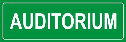 signEver Auditorium Sign Board For School Collage Hotel Office House ...