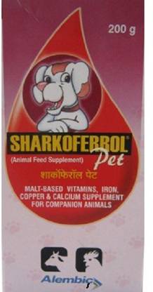 SHARKOFERROL Vitamin-mineral nutritional supplement For Dogs 200 gram ...