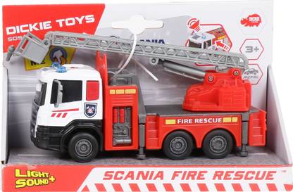Dickie Diecast Scania Fire Rescue Truck Toy - Diecast Scania Fire ...