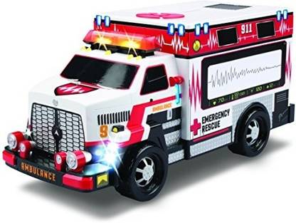 Kid Galaxy Motorized Ambulance Truck Red - Motorized Ambulance Truck ...