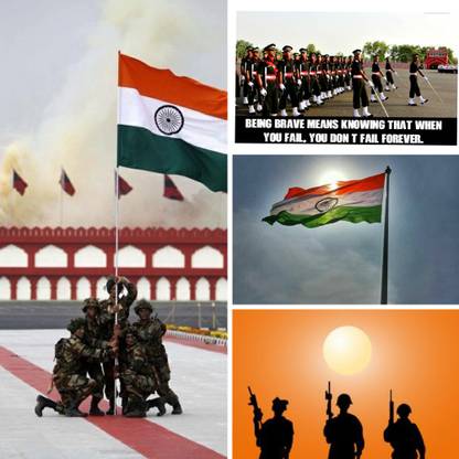 Indian Army motivational posters pack of 4 Fine Art Print - Quotes ...