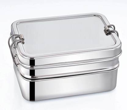 Flipkart.com | KM Stainless Steel Lunch Box for School, Office Tiffin ...