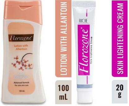 Florozone Riche Skin Lightening Cream and Lotion With Allantoin for ...