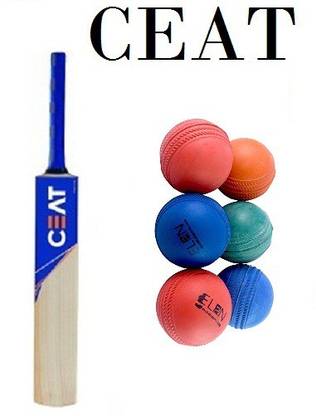 CEAT NEW TANNIS POPULER WILLOW CRICKET BAT COMBO Cricket Kit - Buy CEAT ...