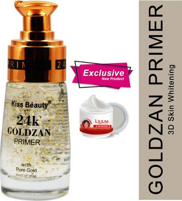 Kiss Beauty 24k Goldzan Primer-58269 With Skin Whitening Cream Primer ...