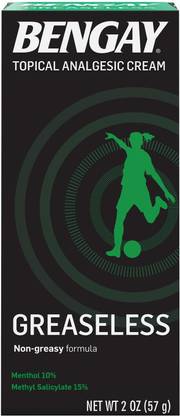Bengay Topical Analgesic Cream Menthol 2.5%, Vanishing Scent - 57g(2oz ...