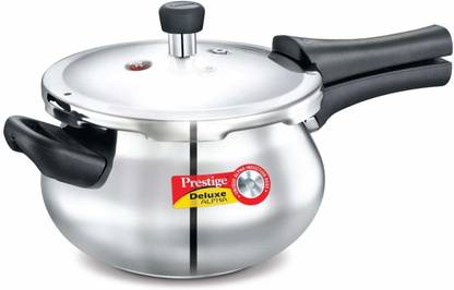 Prestige Deluxe Alpha 3.3 ltrs Stainless Steel Mini Handi 3.3 L ...