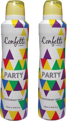 Confetti LONDON PARTY (PACK OF 2) Deodorant Spray - For Women - Price ...