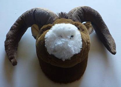 SAH Wall Mountable Ram Head - Plush Ram Stuffed Animal - 10" - 8 inch ...