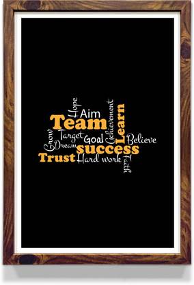 Goal Success Motivational and Inspirational Poster Paper Print - Quotes ...