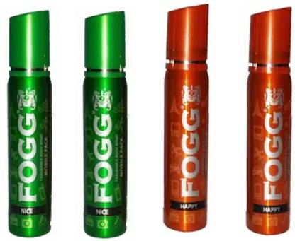 FOGG Body Spray MOBILE PACK PACK OF 4 Body Mist - For Men & Women ...