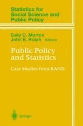 Public Policy and Statistics: Buy Public Policy and Statistics by ...