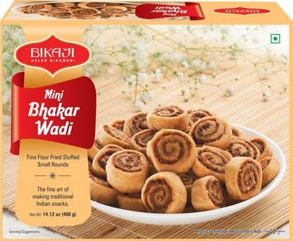 Bikaji Aslee Bikaneri Mini Bhakarwadi 400g pack of 1 Price in India ...