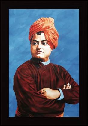 Swami Vivekananda Painting Framed Poster Paper Print - Art & Paintings ...