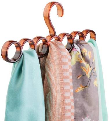 Mahi Unbreakable Plastic Ring Hanger for Scarf, Tie, Belt Scarf ...