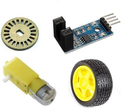 SunRobotics BO MOTOR + WHEEL + ENCODER DISC + ENCODER SENSOR COMBO ...