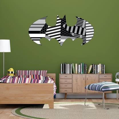 Spinn Décor Wall Decal Batman Logo 53 cm Batman Logo Self Adhesive ...