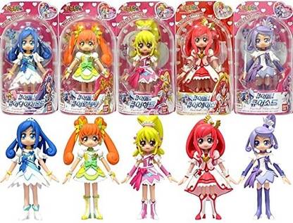 Bandai Glitter force precure doki doki precure pretty cure 5 figure ...