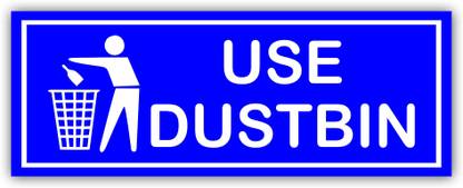 signEver Use Dustbin Sign Board For Hospital Medical Collage Shops ...