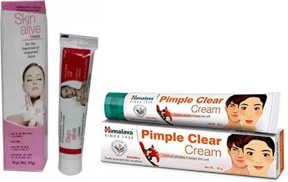 Skin Alive Fairness Cream & Himalaya Pimple Clear cream Price in India ...