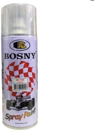 Bosny lacquer/ clear spray paint ( shade code- 190) clear Spray Paint ...
