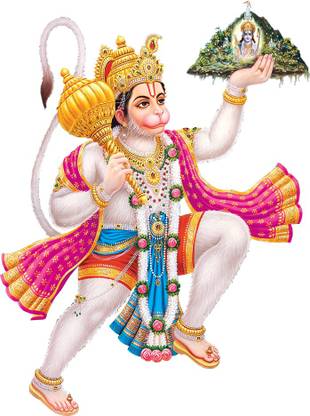 Medium Static Window Glass Hanuman Ji Sticker Price in India - Buy ...