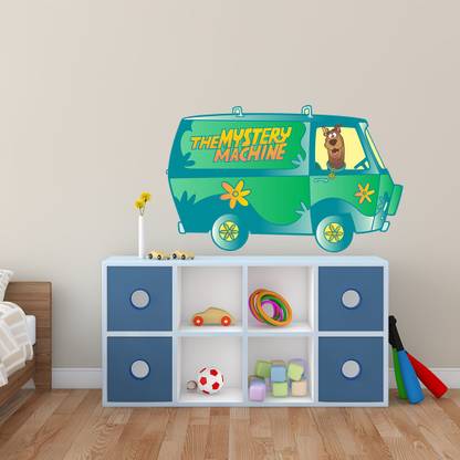 Spinn Décor Wall Decal Scooby Doo in the Van 52 cm Scooby Doo Van ...