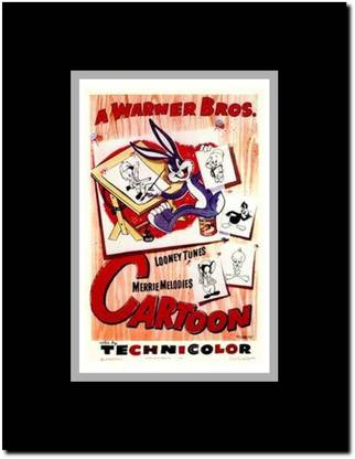 Warner Brothers Cartoon a Framed Fine Art Print - Movies posters in ...