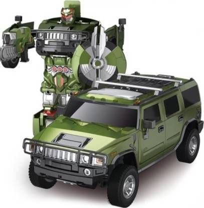 AS TOYS Transformers Remote Control SUV Transforming Autobot Car (Green ...