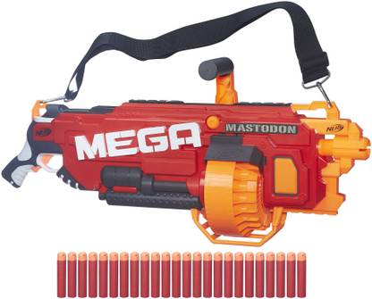 Nerf Mega DoubleBreach Blaster,Breech Load,Pump Action Guns & Darts ...