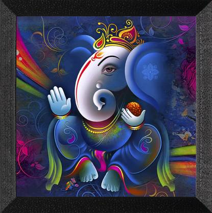 Lord Ganesha Abstract Paintings