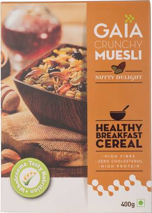 GAIA Nutty Delight Muesli, 400G (Pack of 2) Box Price in India - Buy ...