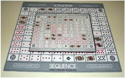 Varni Sales Jumbo Sequence Family & Party Board Game Exciting Strategy Party & Fun Games Board ...