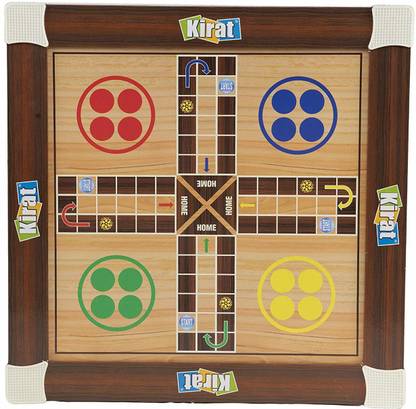 Kirat Wooden Chess and Ludo Box Party & Fun Games Board Game - Wooden ...