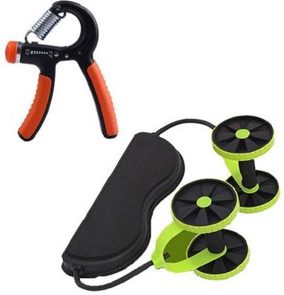 ADONYX Muscle Strength Ab exerciser and Hand Grip Fitness Accessory Kit ...