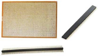 Technical hut Zero PCB 6x4 inch with Male Female Pinhead connectors ...