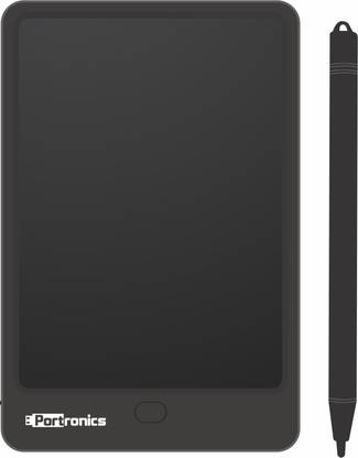 Portronics POR-942 RuffPad 12 Plus 12 Inch Re-Writable LCD Pad (Black ...