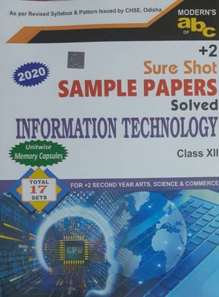 +2 Sample Paper Information Technology Class 12 ( CHSE Pattern ): Buy ...