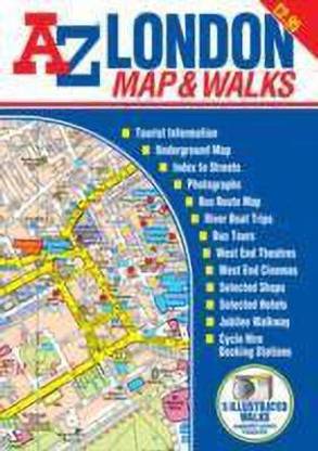 London A-Z Map and Walks: Buy London A-Z Map and Walks by A-Z Maps at ...