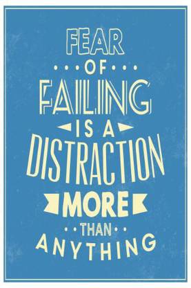 Dont Distract Art Wall Poster Without Frame (Paper; Multicolour; 12x18 ...