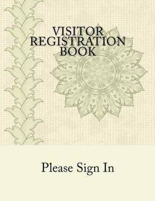 Visitor Registration Book: Buy Visitor Registration Book by Visitor ...
