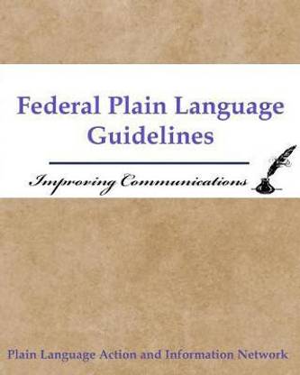 Federal Plain Language Guidelines: Buy Federal Plain Language ...