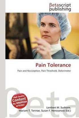 Pain Tolerance: Buy Pain Tolerance by unknown at Low Price in India ...