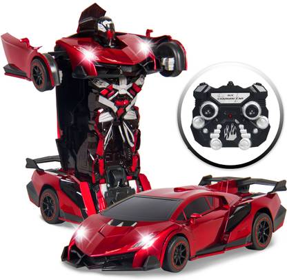 Hamleys Races Car Toy (Battery Operated) 2 in 1 Transform Car Toy ...