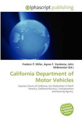 California Department of Motor Vehicles: Buy California Department of ...