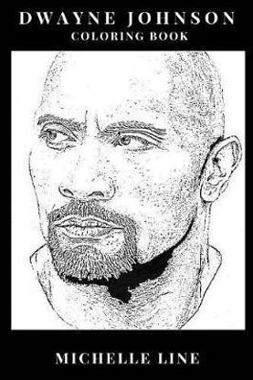 Dwayne Johnson Coloring Book: Buy Dwayne Johnson Coloring Book by Line ...